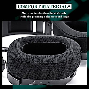 ZIXUANCUSHION HS80 Ear Pads Compatible with HS80 RGB Headset - HS80 Ear Cups/1.18 Inches Thick/Memory Foam Ear Cushions (Mesh Fabric)