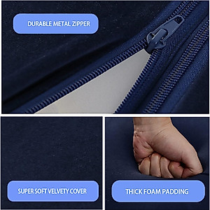 MeMoreCool Modular Kids Play Couch, 10 Piece Foam Lounge Sofa for Playroom, Large Toddler Bed and Block Couch for Boys, Navy