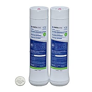 North Star Reverse Osmosis System - Pre & Post Filters and CR2032 Battery Bundle Plus Station Tag