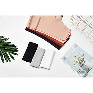 Wealurre Womens Underwear High Waisted Seamless Thongs for Women Breathable No Show Panties for Ladies 6 Pack (Gradient,XS)