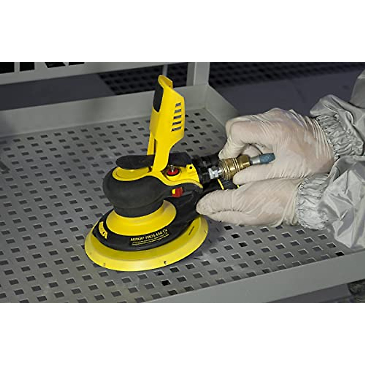 Mirka MRP-650CV Pneumatic Sander, Yellow, Black