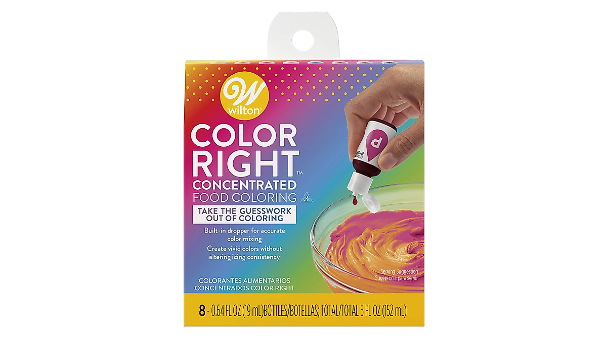 Wilton Color Right Food Coloring Set - 8 Vibrant Colors