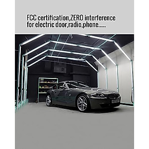 TIMIKEY 10 Pack LED Shop Lights,6500K 5000LM 4FT 36W Super Bright Strip Fixture,FCC&ETL No Interference,Plug&Play Ceiling Lighting is idea for Garage,Cabinet,Shop, Workbench,Warehouse