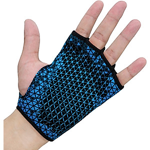 RDX Weight Lifting Gloves Grip, Non Slip Neoprene Ventilated Gym Barehand Gripper, Silicon Palm Protection, Powerlifting Fitness Strength Training Bodybuilding, Chin pull ups Bar Calisthenics Workout