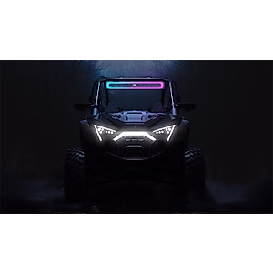 JBL RallyBar XL - 35" Bluetooth Universal Outdoor Vehicle Soundbar with Built-in 300w RMS Amplifier, LED Lights, IP66 Water & Dust Resistant, Black