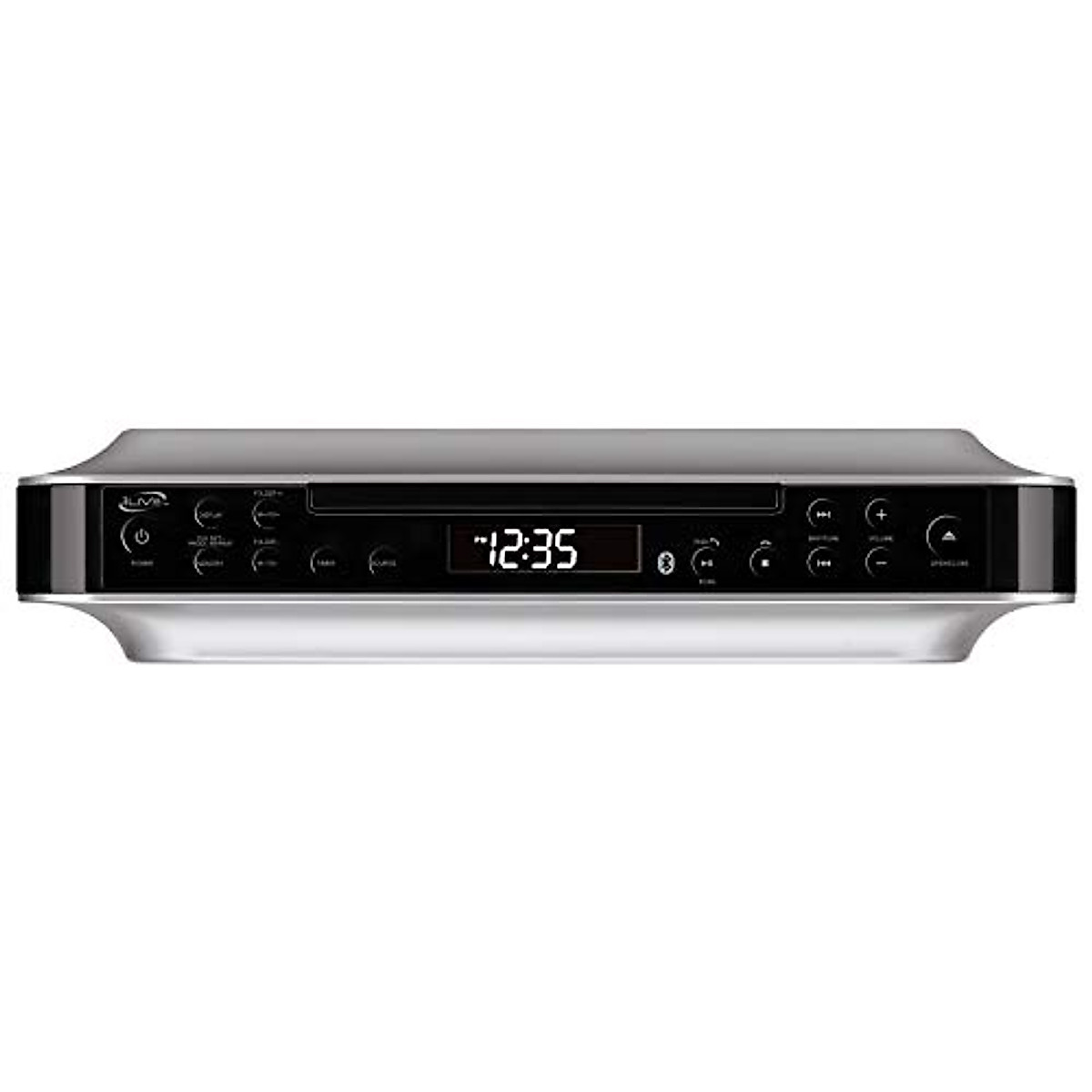 iLive iKBC384S Bluetooth Under the Cabinet Radio with CD Player