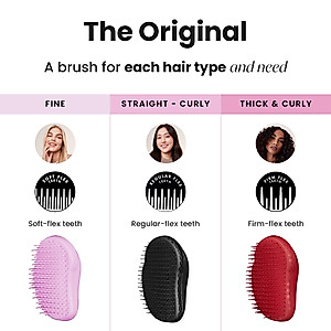 Tangle Teezer Original Detangler Brush, Dry & Wet Hairbrush for All Hair Types, Panther Black