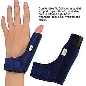 Breathable Thumb Stabilizer Support Brace, Thumb Spica Splint, for Easing Pain Fixing Thumb Knuckle(M)