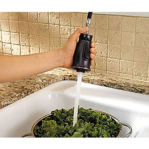 Pfister GT526TMY Hanover Separate 1-Handle Pull-Down Kitchen Faucet with Soap Dispenser in Tuscan Bronze