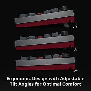 Montech MKey TKL Mechanical Gaming Keyboard: Customizable RGB LED, Premium MDA Profile PBT Keycap, Hot-Swappable Gateron G Yellow Pro 2.0 Pre-lubed Switches, Osaka Castle Theme, Darkness (MK87DY)