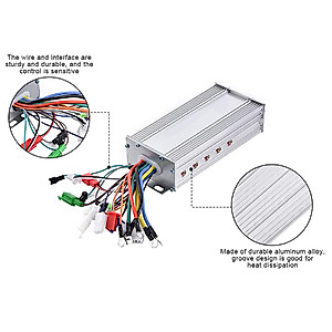 Alomejor Electric Scooter Motor 36V/48V 1000W Brushless Motor Controller for Electric Scooter