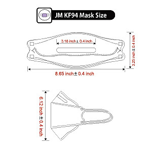 INT 【 30 Pack White Mask, KF94 Certified Face Mask, Soft Elastic Ear loop, Made in Korea