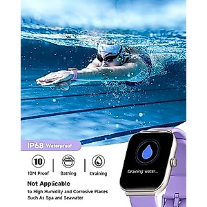 TOOBUR Smart Watch for Women Alexa Built-in, 1.95" Fitness Tracker with Answer/Make Calls, IP68 Waterproof/Blood Oxygen/Heart Rate/Sleep Tracker/100 Sport Modes, Fitness Watch Compatible Android iOS