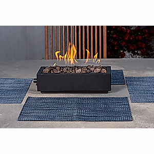 Bond Manufacturing 52148 Sara 15,000 BTU 14" Umbrella Hole Tabletop Firebowl, Black