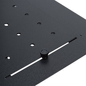 VersaTables | Made in USA | CPU Holder Bracket |Universal Computer Mount | Fits All PC Sizes | Easy Installation | Under-Desk | Standing Desk | Work from Home | Space Saving | Computer Storage | Black