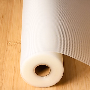 Shelf Drawer Liners for Kitchen Cabinets, Smilco Clear Nonslip Waterproof Non-Adhesive Washable Refrigerator Mats Bathroom Pantry Cupboard Drawer Shelf Liner Protector (17.5 Inches X 20 Ft)