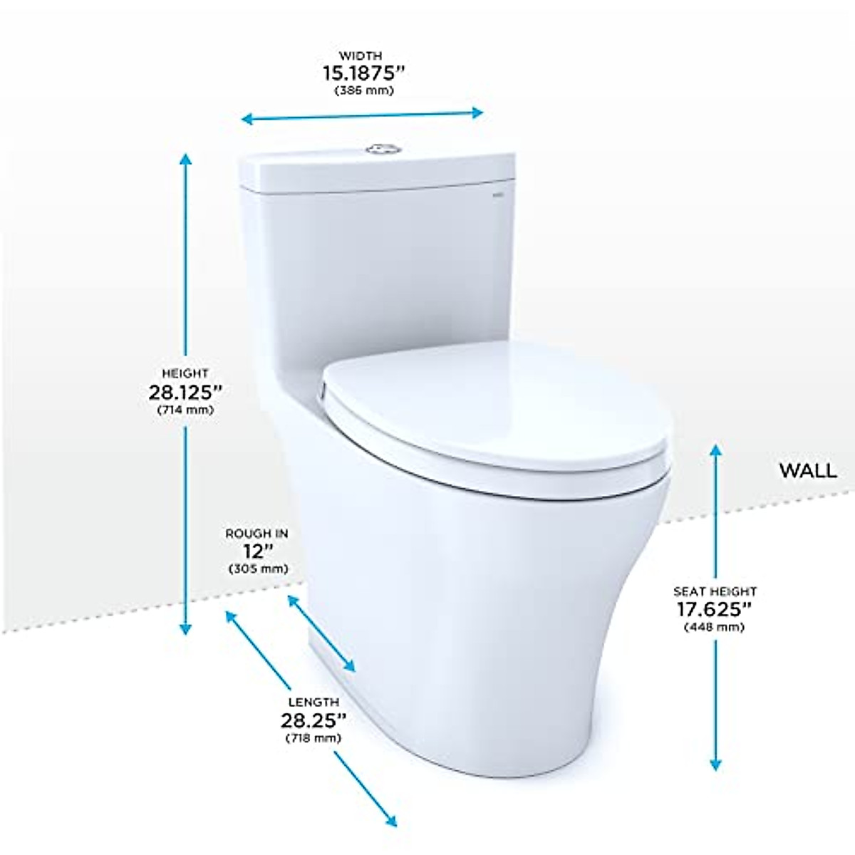 TOTO MS646124CEMFGN#01 Toilets and Bidets, Cotton