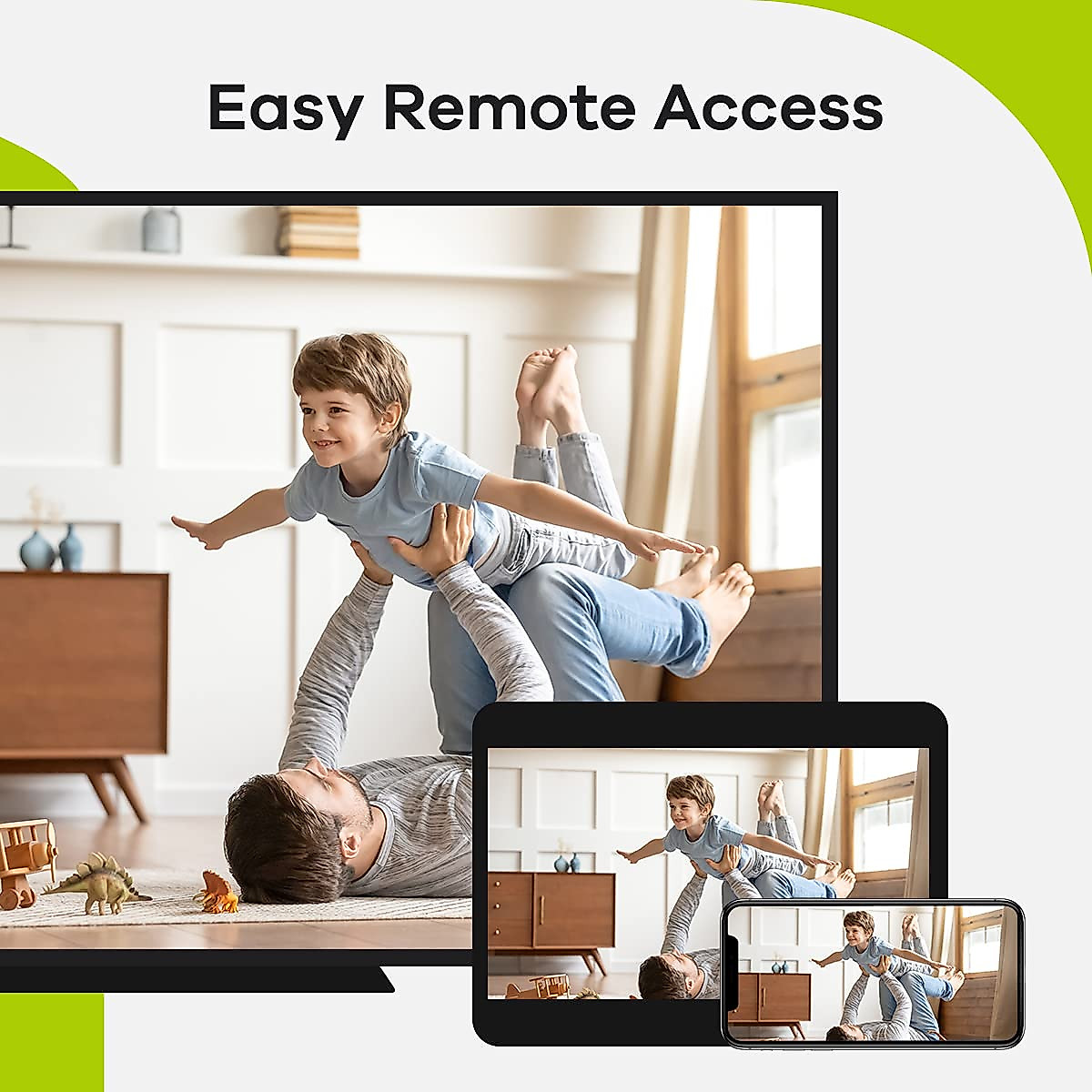 SANNCE 5MP Lite 8 Channel Security Camera DVR, H.264+ Hybrid 5-in-1 Surveillance DVR Recorder, Supports 2MP TVI AHD CVI CVBS Analog IP Security Cameras, Remote Access, Motion Alert (NO Hard Drive)