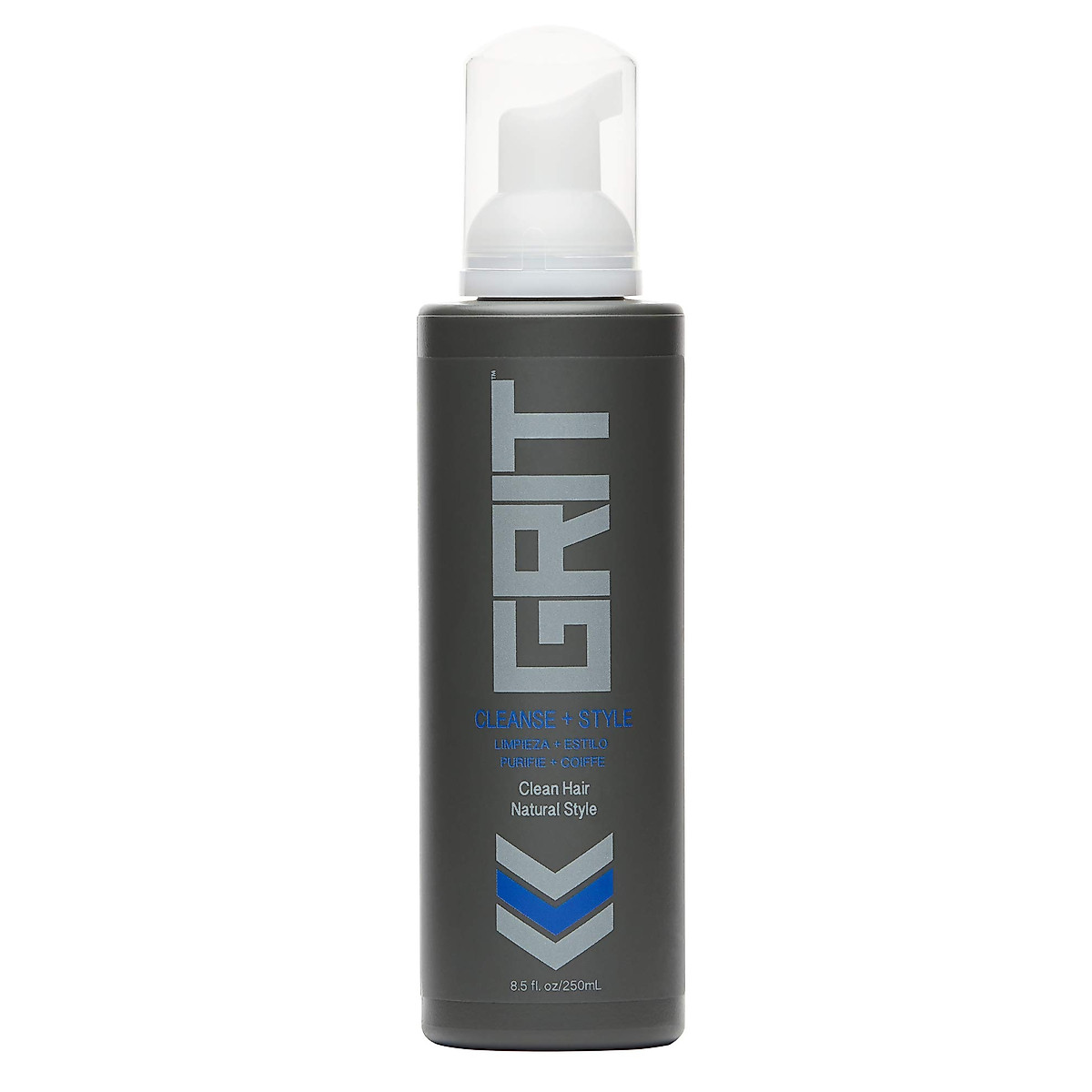 GRIT Cleanse & Style, 8.3oz | Foaming Hair Cleanser for Men