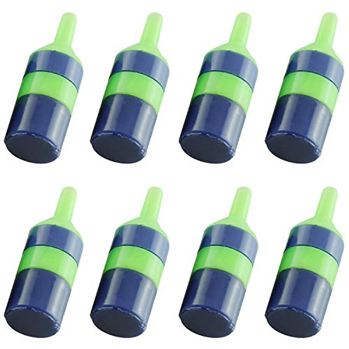 DGZZI Air Stone 8PCS 3mm Air Tube Multicolor Striped Plastic Bubble Diffuser Airstone for Hydroponics Aquarium Fish Tank