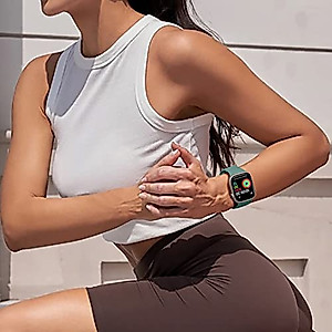 Maledan Compatible with Apple Watch Band 38mm 40mm 41mm 42mm 44mm 45mm 49mm Women Men, 6 Pack Silicone Sport Band Strap Wristband Compatible for Apple Watch Ultra Band iWatch Series 8 7 6 5 4 3 2 1 SE