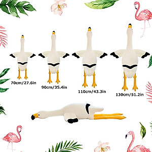 Yuthsona Pink Flamingo Stuffed Animal Plush Pillow Toys Giant Stuffed Animal Plush Doll Cozy Flamingo Plush Sleeping Pillow Gifts for Kids Birthday Decoration