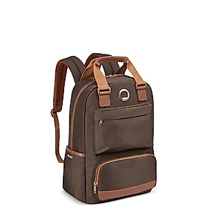 DELSEY PARIS Legere Laptop Travel Backpack, Chocolate Brown