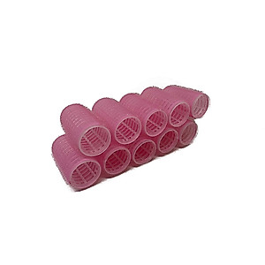 Medium Cling Hair Rollers Self Grip Hair Rollers Pro Salon Hairdressing Curlers Assorted Colors -10pc