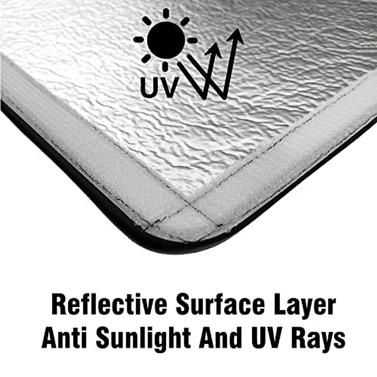 RV Roof Sunroof Shade Cover, Camper Travel Trailer Sun Blackout Fabric Roof Vent Sunshade, Skylight Fan Vent Cover Window Sun Shade RV Accessories (16 x 16 inch)