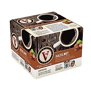 Victor Allen's Coffee Donut Shop and Hazelnut Blend Single Serve Coffee Pods for Keurig (80 Count + 42 Count)