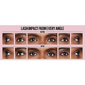 Maybelline Eye Lash Sensational Sky High Washable Mascara Makeup,Volumizing - Blackest Black, (2 Count) 14.4ml Bubble Pack