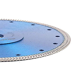 8” Super Thin Diamond Tile Blade Porcelain Saw Blade for Cutting Porcelain Tile Granite Marbles (8")