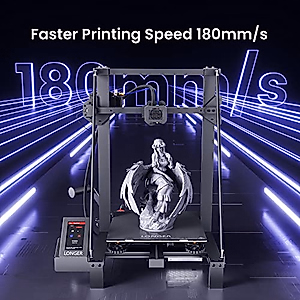 Longer LK5 Pro 3D Printer, DIY FDM 3D Printer with 4.3" Color Touch Screen, Fully Open Source, Silent Motherboard, Filament Run-Out Detection Function, Large Print Size 11.8x11.8x15.7 in