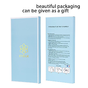 DYSILK Lashes False Eyelashes - Eye Lashes Mink Lashes 5 Pairs 6D Lashes Pack Fluffy Lashes Fake Eye Lashes Natural Look Wispy Eyelashes Strip Lash Faux False Eyelashes Extensions Kit | 001-15mm