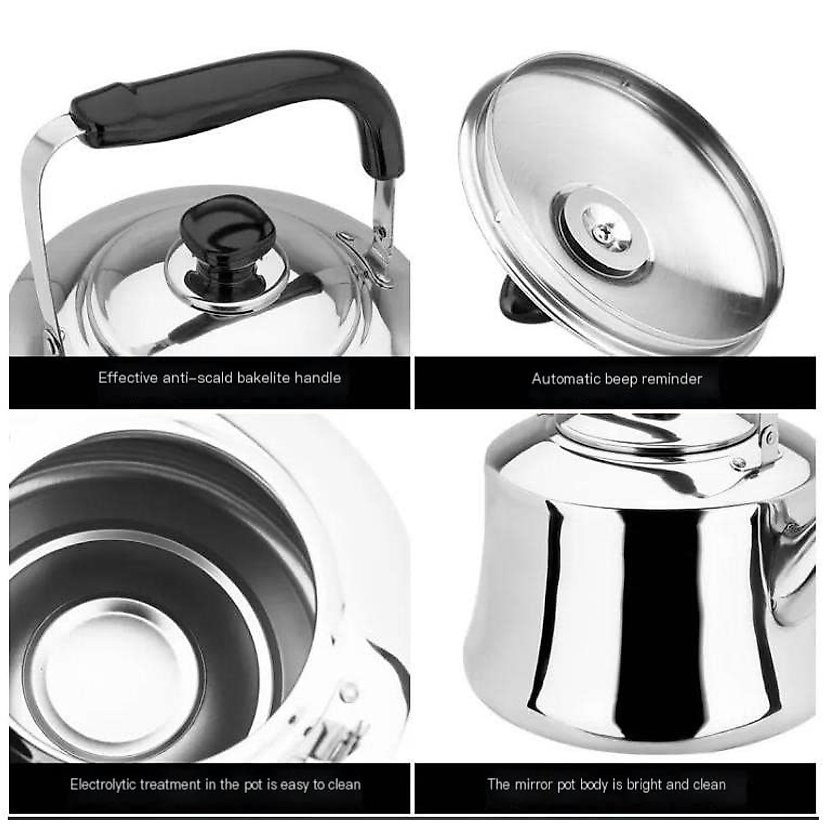 Tea Kettle Stovetop Whistling Tea Kettle Whistling Tea Kettle Stainless Steel Whistling Teapot Water Kettle Stovetop Whistling Tea Pot Stove Top Kettle Tea Kettle for Stove Top