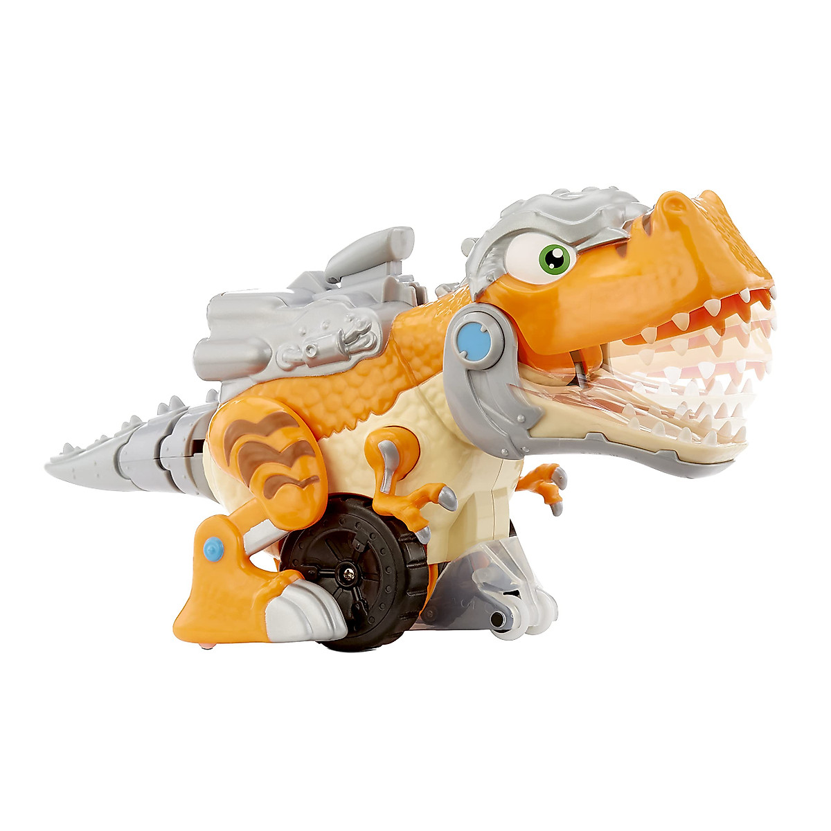 Little Tikes T-Rex Strike RC Remote Control Chompin' Dinosaur Toy Vehicle Car with Full 360 Degree Spins That Roars, Plays Music and SFX- Gifts for Kids, Toys for Boys & Girls Ages 4 5 6+ Years Old