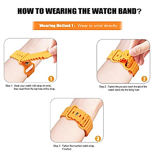 6 Packs Ocean Band Compatible with Apple Watch Ultra Band 49mm 46mm 45mm 44mm 42mm 41mm 40mm 38mm for women Men,Soft Waterproof Silicone Sport Strap for iWatch Bands Series Ultra 10 9 8 7 6 5 4 3 2 1 SE