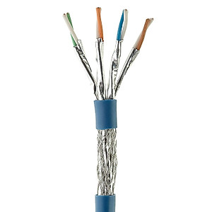 InstallerParts Ethernet Cable CAT6 Cable Shielded (SSTP/SFTP) Booted 15 FT - White - Professional Series - 10Gigabit/Sec Network/High Speed Internet Cable, 550MHZ