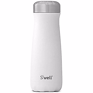 S'well Stainless Steel Traveler - 20 Fl Oz - Moonstone - Triple-Layered Vacuum-Insulated Travel Mug Keeps Coffee, Tea and Drinks Cold for 36 Hours and Hot for 15- BPA-Free Water Bottle