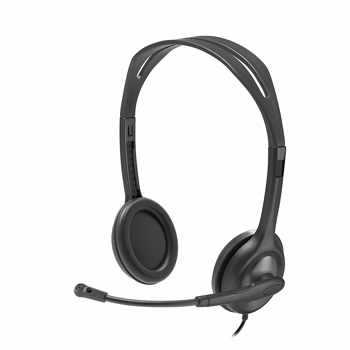 Logitech H111 Stereo Headset with 3.5 mm Audio Jack, Black