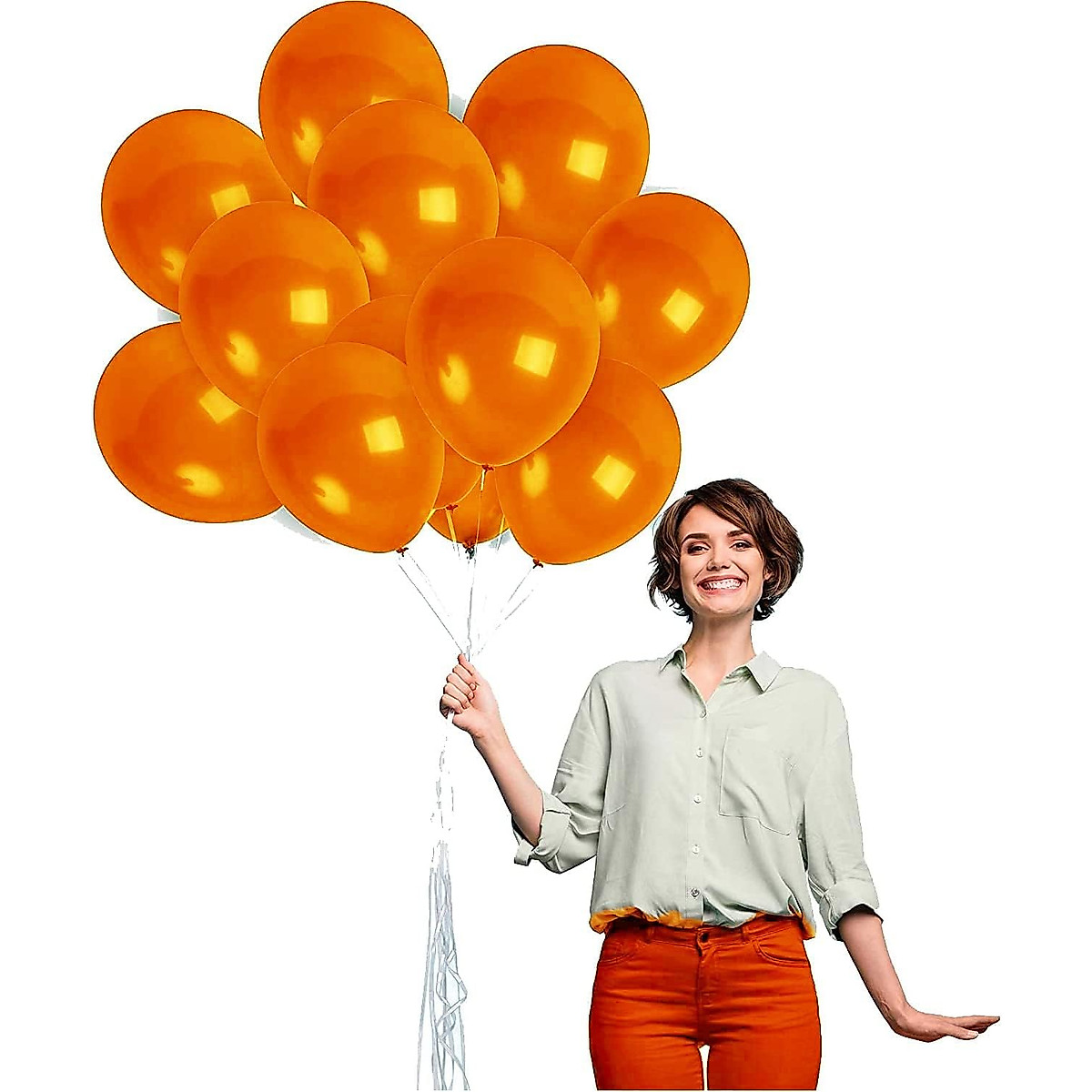 Fall Balloons/Fall Bridal Shower Decorations Brown Orange Gold/Fall Birthday Decorations/Thanksgiving Party Wedding 20pcs Brown Orange Balloons