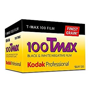 Kodak Professional 100 Tmax Black and White Negative Film (ISO 100) 35mm 36 Exposures (853 2848)