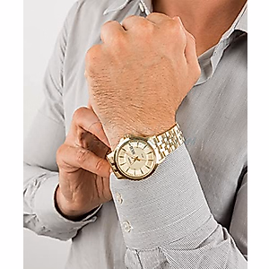 Citizen Quartz Mens Watch, Stainless Steel, Classic, Gold-Tone (Model: BF2013-56P)