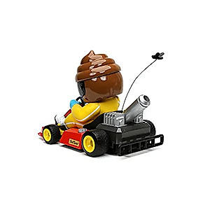 Jada Toys Fart Karts, Remote Control Car, Makes a Variety of Farting Sounds from the Kart, Hilariously Fun Toy, HyperChargers USB Charging Technology, For Ages 6 and up