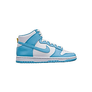 Nike Dunk Hi Retro Men's Basketball Shoes, Blue Chill Blue Chill White, 11 US