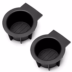 F-150 Cup Holder Insert Compatible with Ford F-150 2004-2008 with Flow Through Console,2009-2014 F150 Without Flow Through Console, Replacement Front Center Console Cup Holder