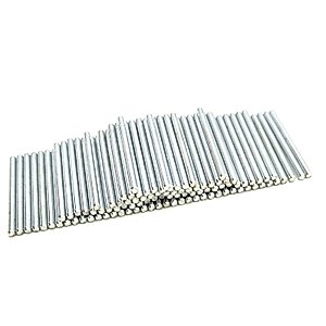 EUDAX 100Pcs STEM Toys Shaft Round Rod Axles for DIY Toy RC Car Boat Helicopter Model Part (2mmx30mm)