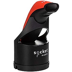 SOCKET Scan S700, 1D Barcode Scanner, Red & Charging Dock (CX3461-1929)