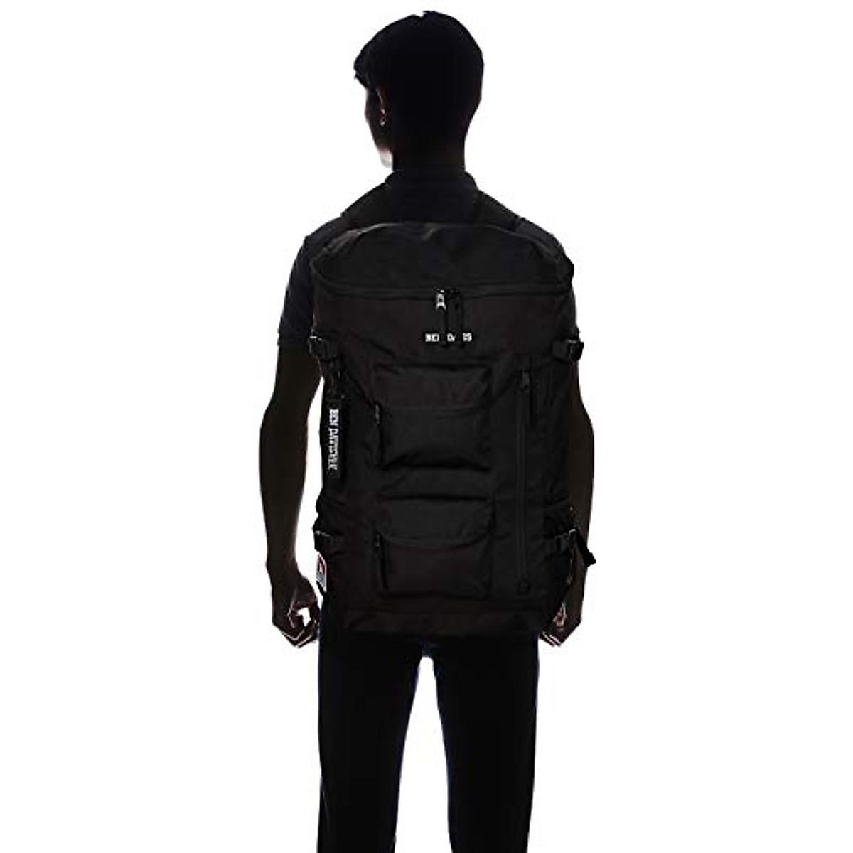 BEN DAVIS(ベンディビス) Men's Backpack, Black (Black 19-3911tcx)