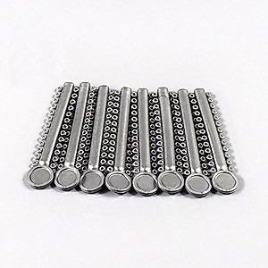 Angzhili Dental Ligature Ties for Braces,Orthodontic Ligature Ties,1040 Pcs Elastic O-Ring (Gray)